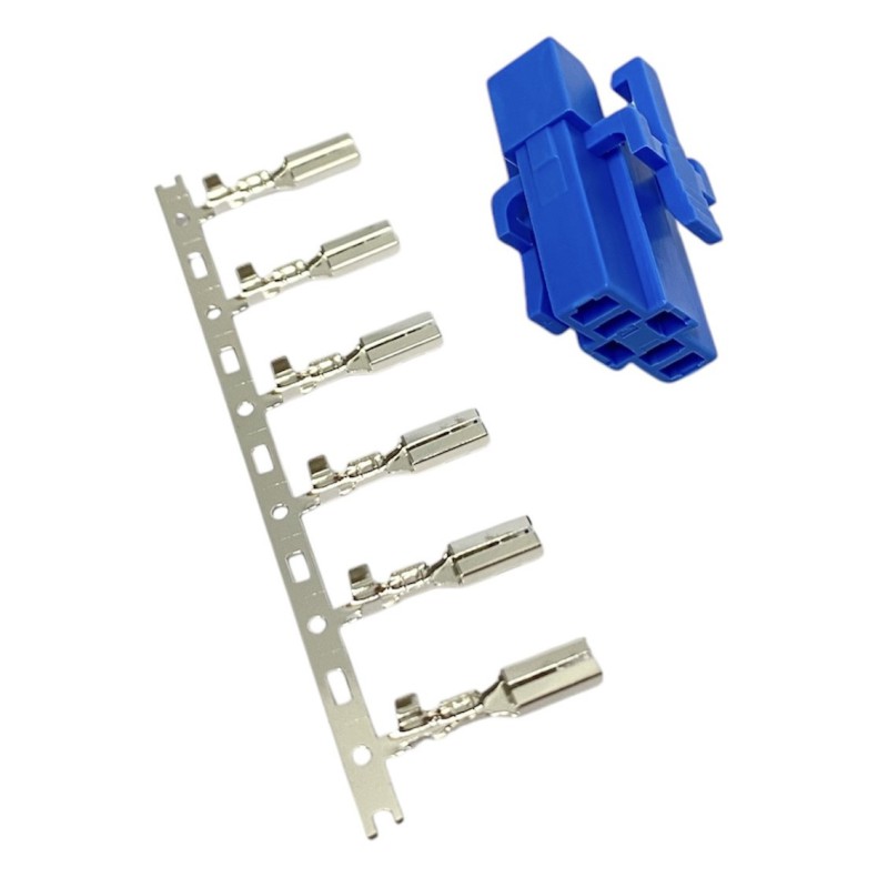 22mm connector med terminaler, for trykknap